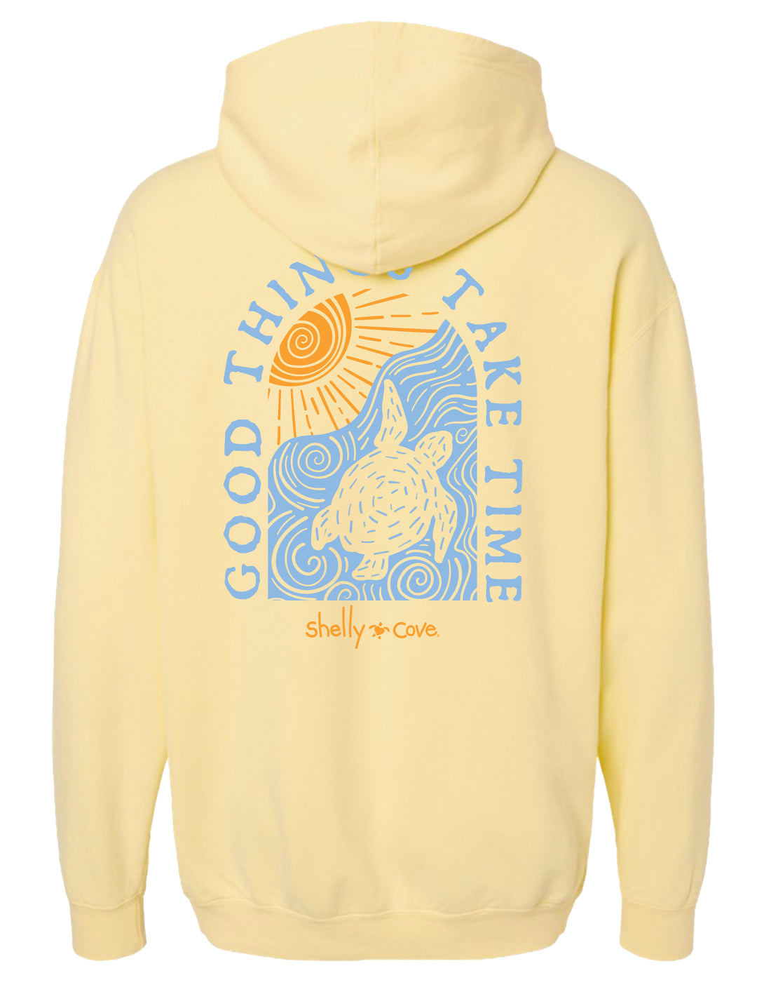 Good Things Take Time Turtle Adult Hoodie – Shelly Cove